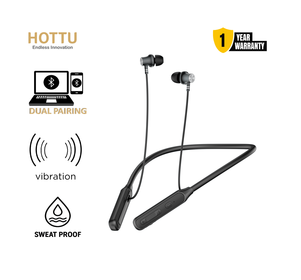 HOTTU Neckband Price in Pakistan | Bluetooth Neckband | HOTTU - Endless ...